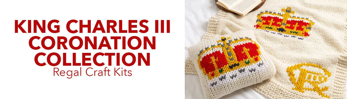 King Charles III Coronation Craft Kits Collection | Wool Couture