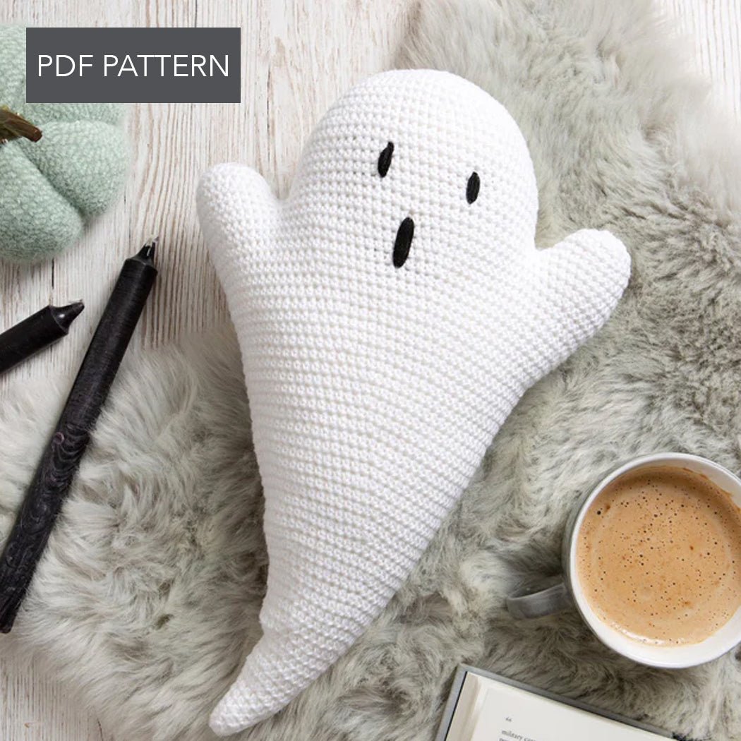 Crochet PDF Pattern - Halloween Ghost– Wool Couture
