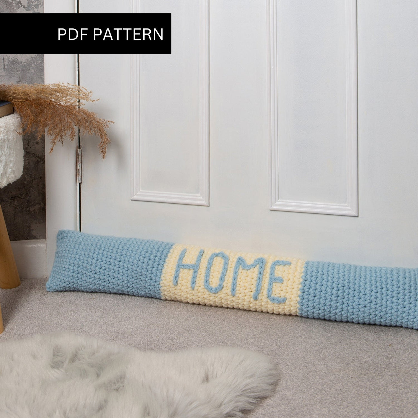 Draught Excluder Crochet PDF Pattern | Wool Couture
