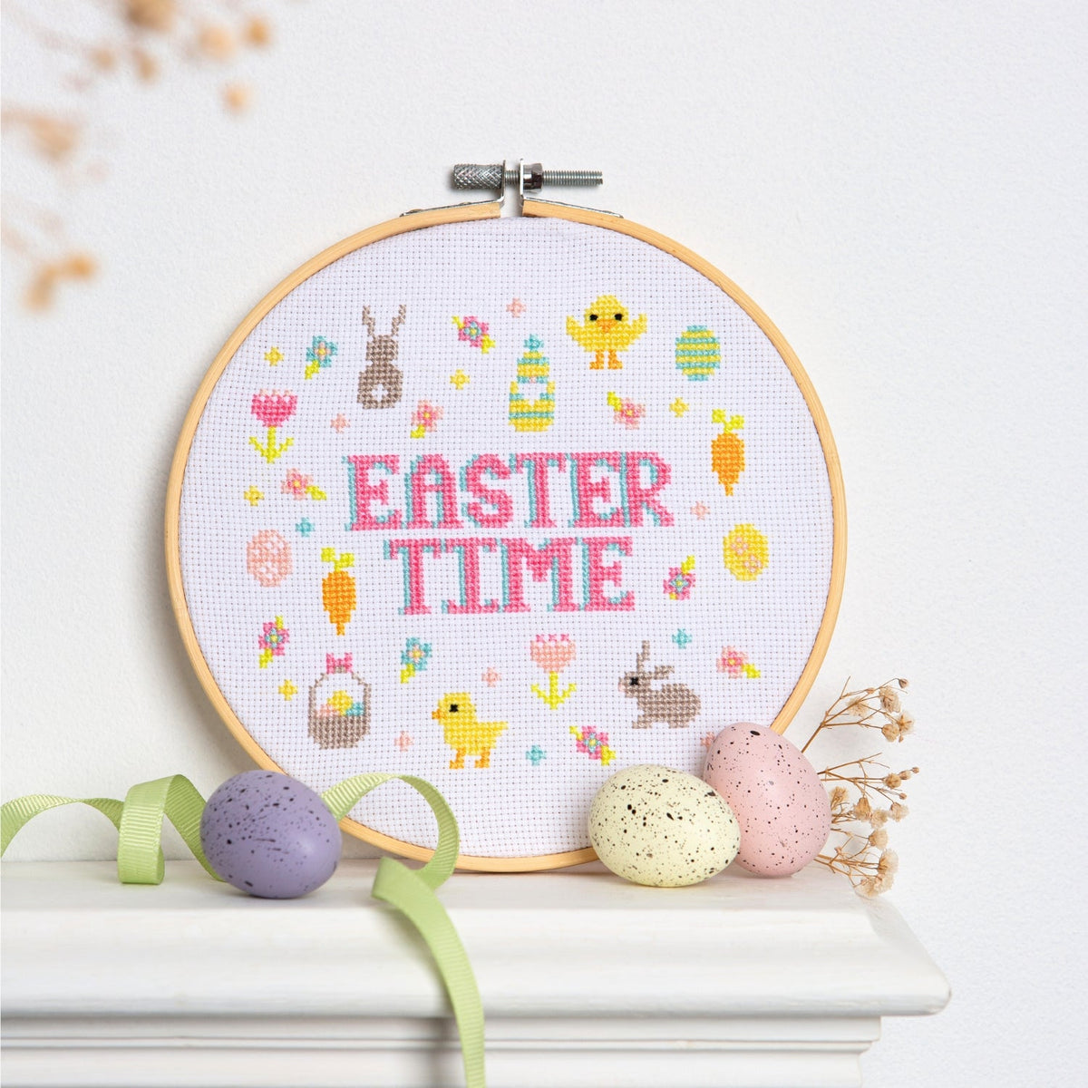 Easter Time Cross Stitch Kit - 12 Days of Easter | Wool Couture
