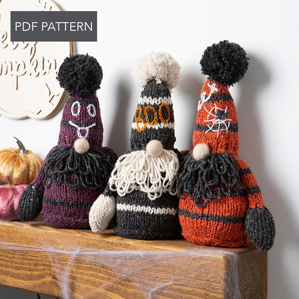 Knitting PDF Pattern - Halloween Gonk– Wool Couture