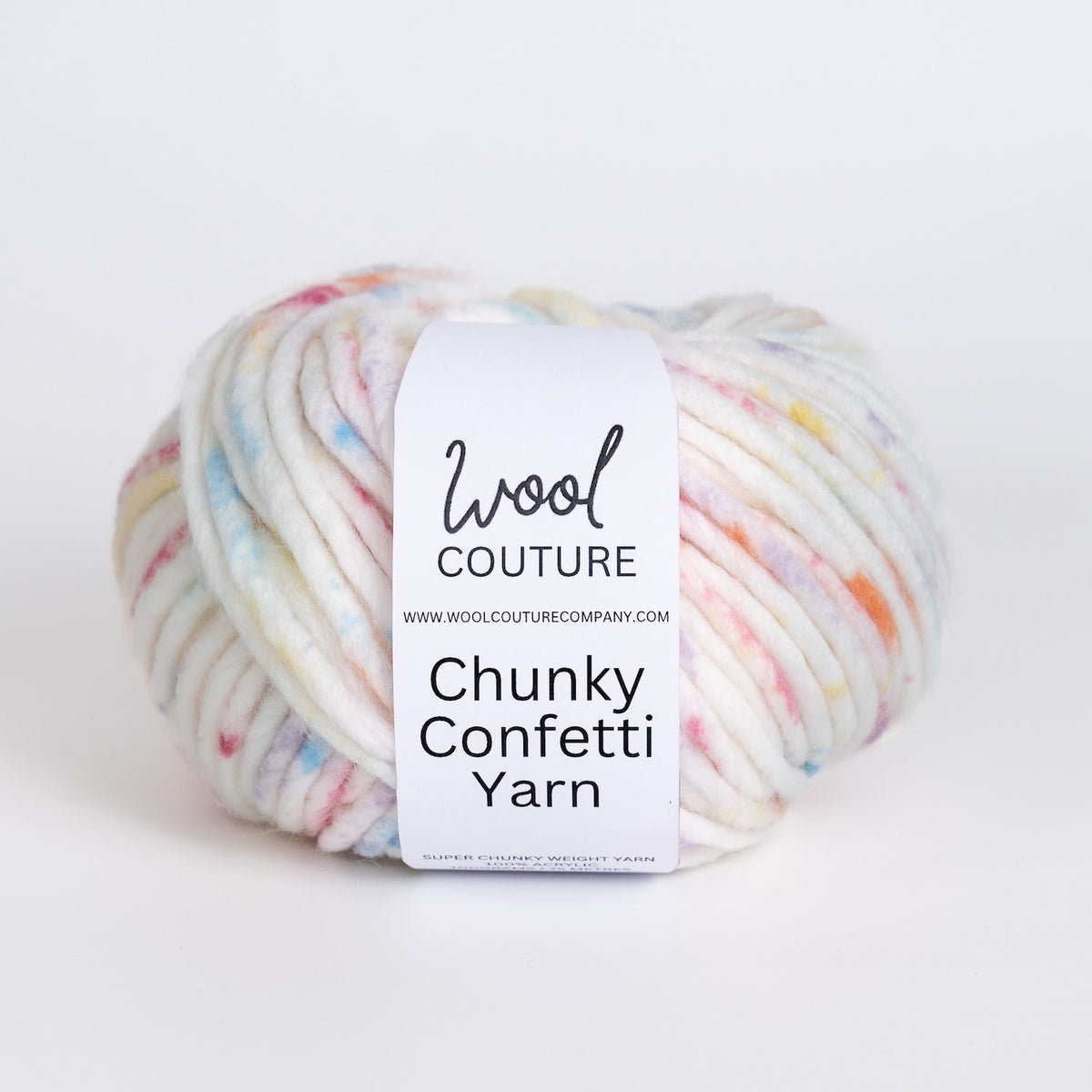 Super Chunky Confetti Yarn 100g Ball | Wool Couture