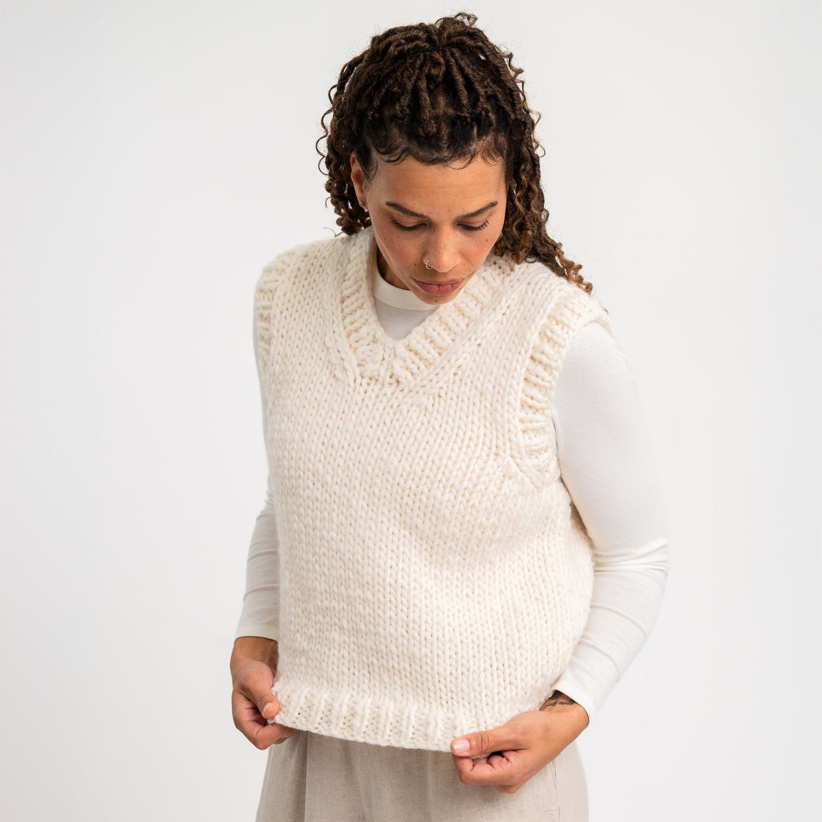 Tank Top Easy Knitting Kit | Wool Couture