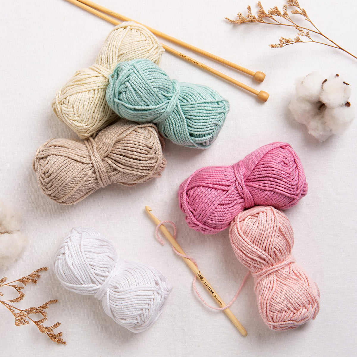 The Big Cotton Yarn 25g Ball | Wool Couture