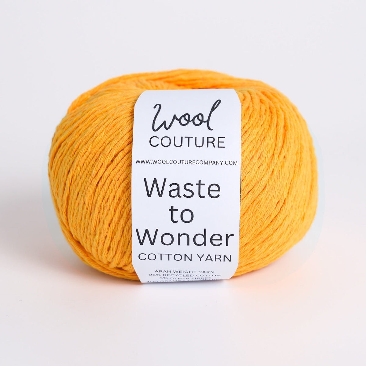 Waste to Wonder Cotton Yarn 100g Ball | Wool Couture
