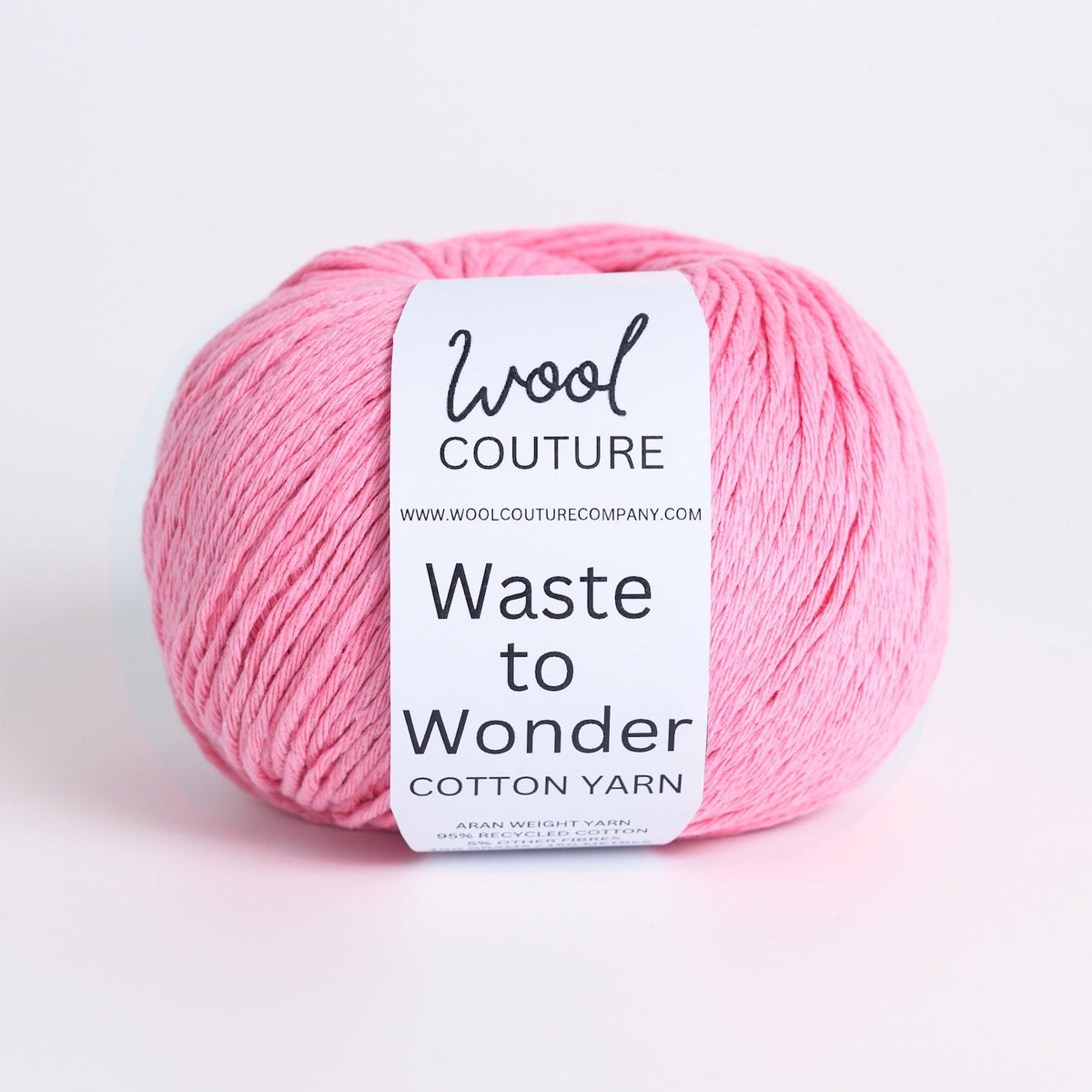 Waste to Wonder Cotton Yarn 100g Ball | Wool Couture