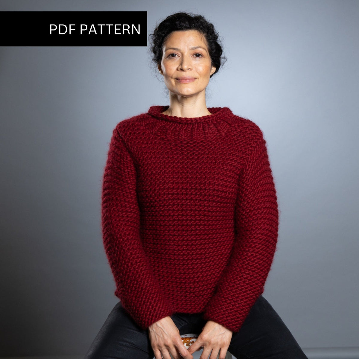 Weekend Jumper Knitting PDF Pattern | Wool Couture