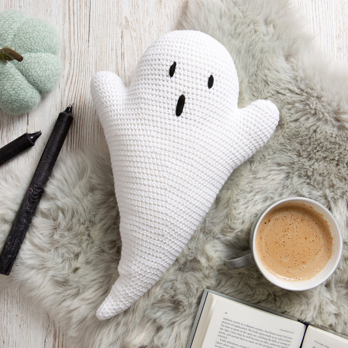 Halloween Ghost Crochet Kit | Wool Couture Company