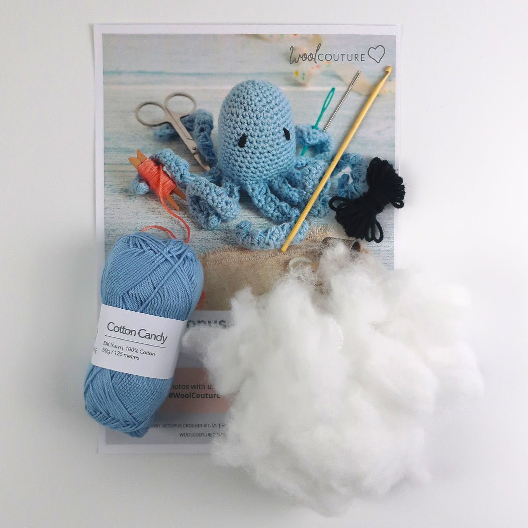 Baby Octopus Crochet Kit– Wool Couture