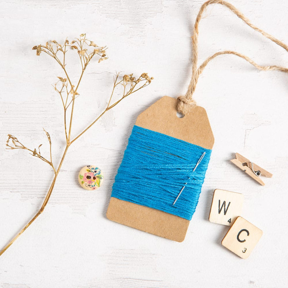 Cerulean Blue Embroidery Thread Floss 995– Wool Couture