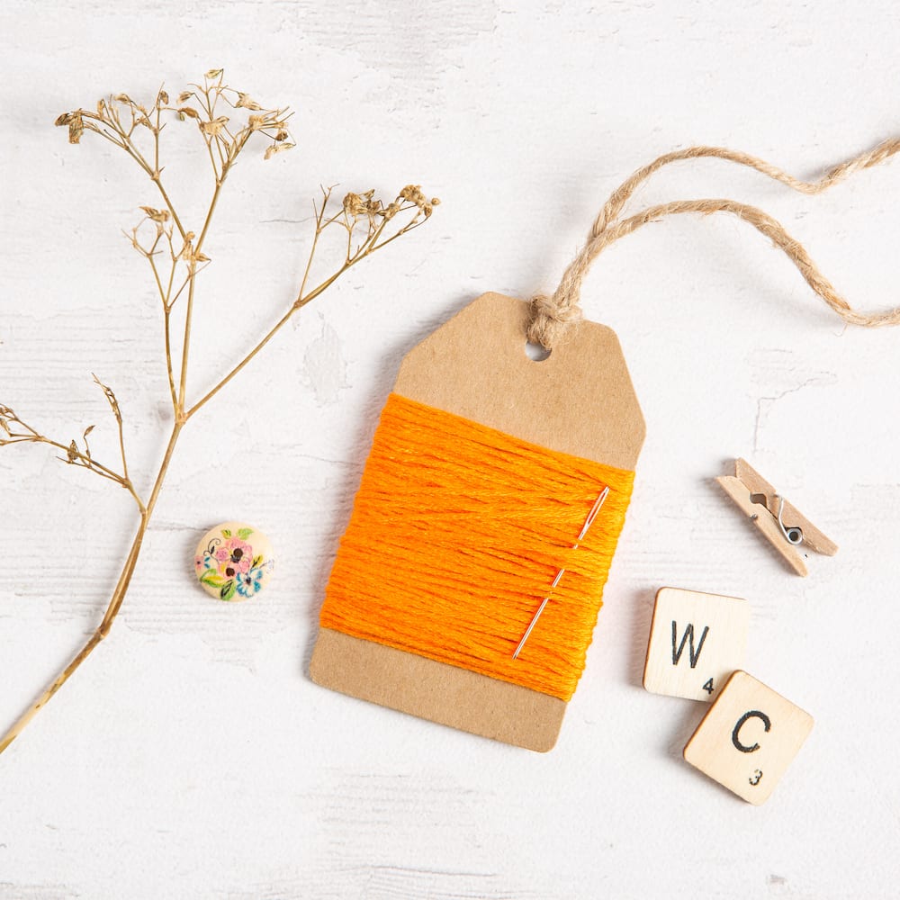 Clementine Orange Embroidery Thread Floss 740 | Wool Couture