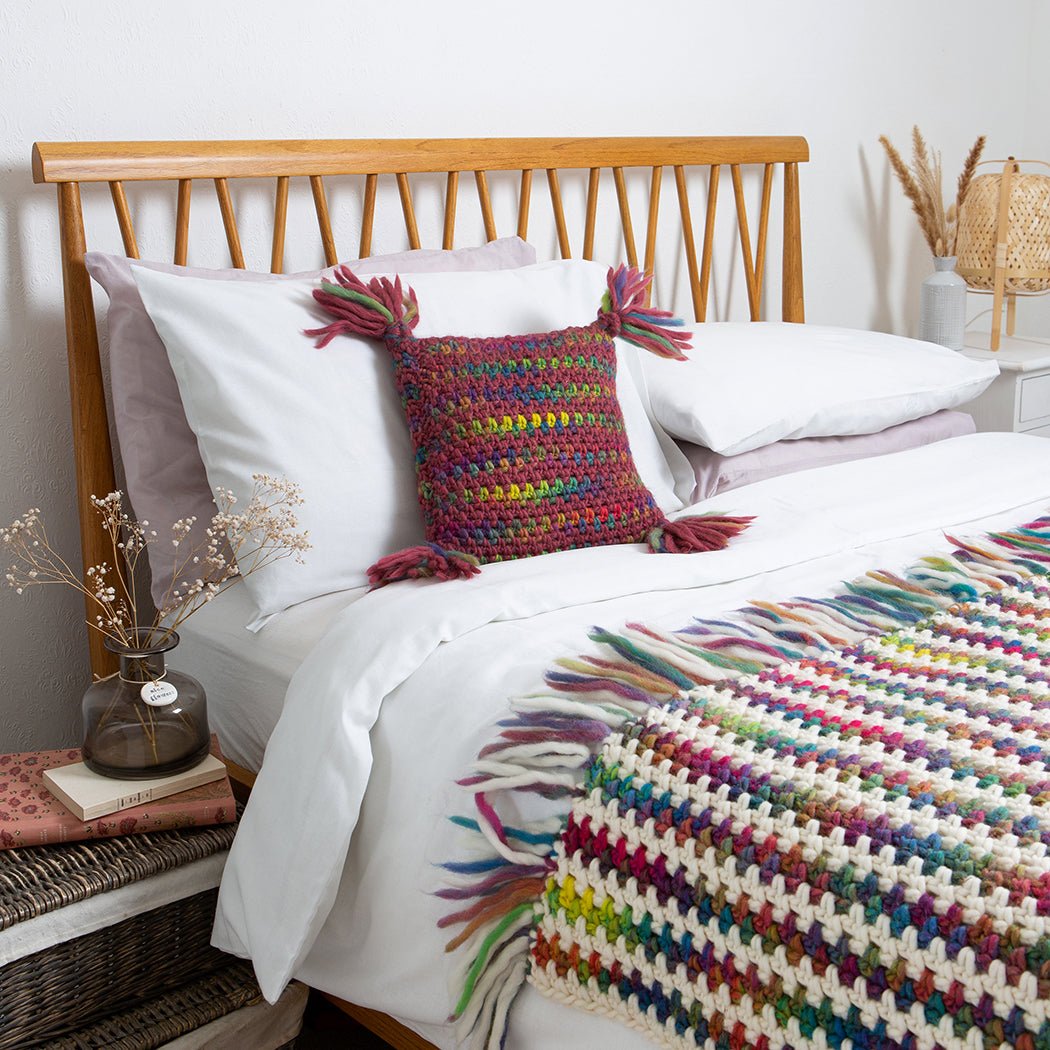 Ellie Cushion Crochet Kit | Wool Couture