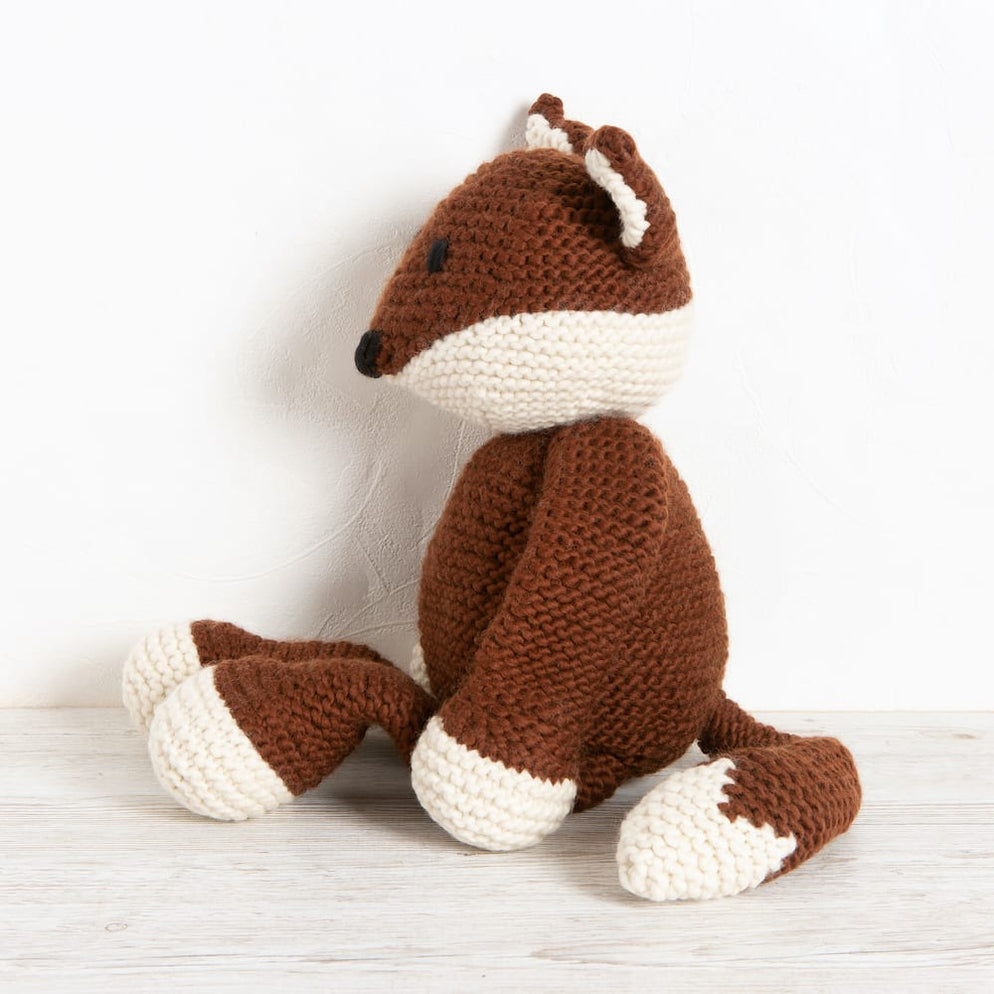 Giant Frederick the Fox Knitting Kit | Wool Couture