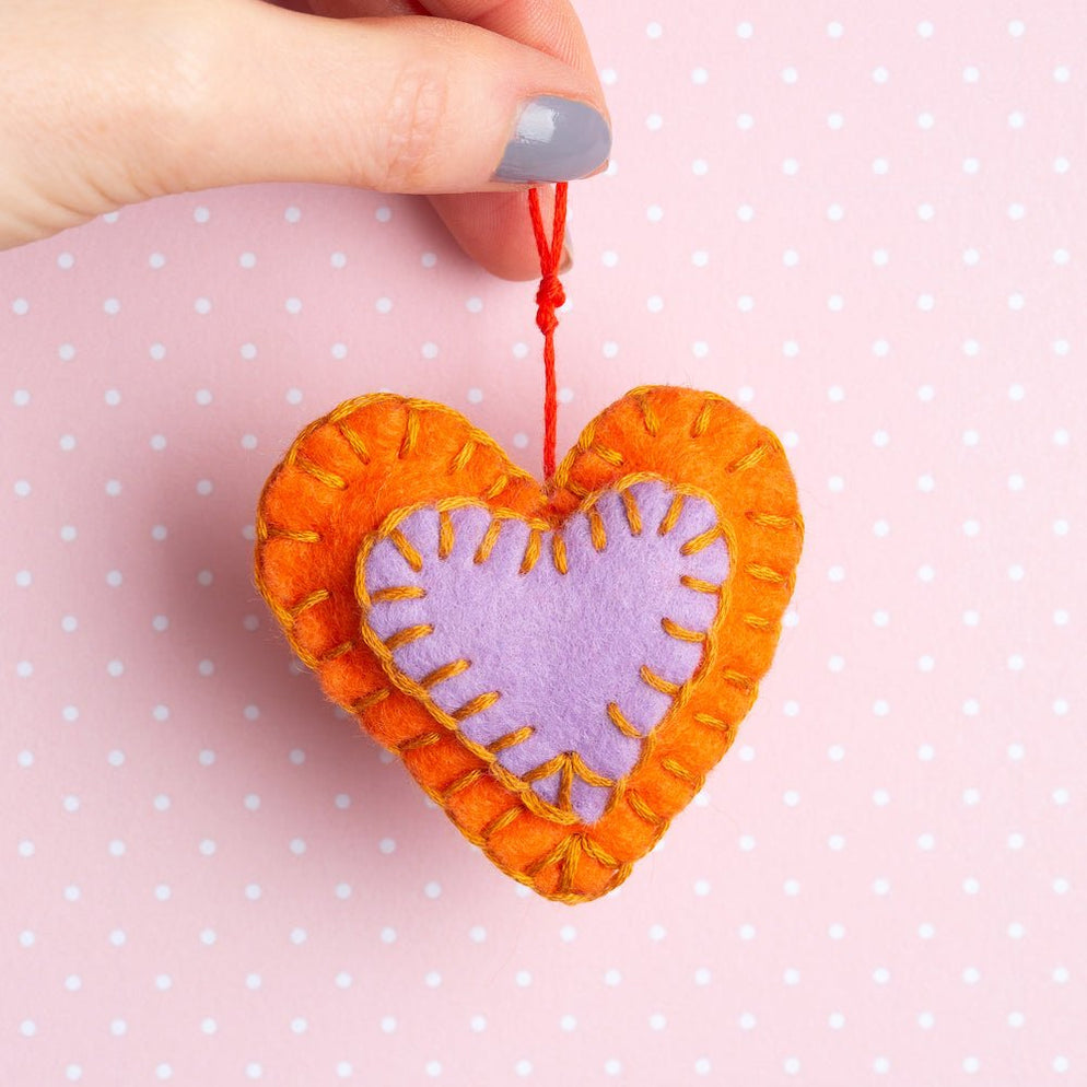Handful of Hearts Felt Craft Kit | Wool Couture