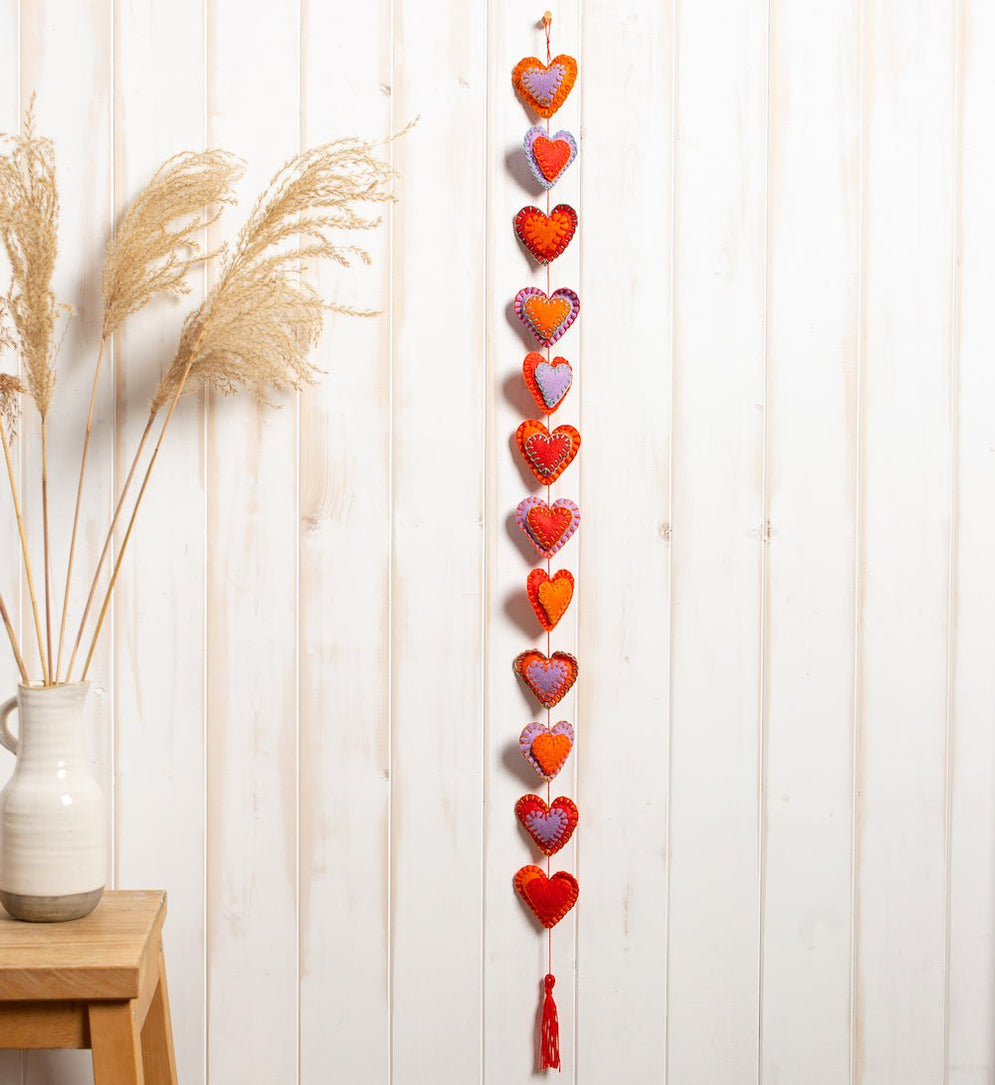 Handful of Hearts Felt Craft Kit | Wool Couture