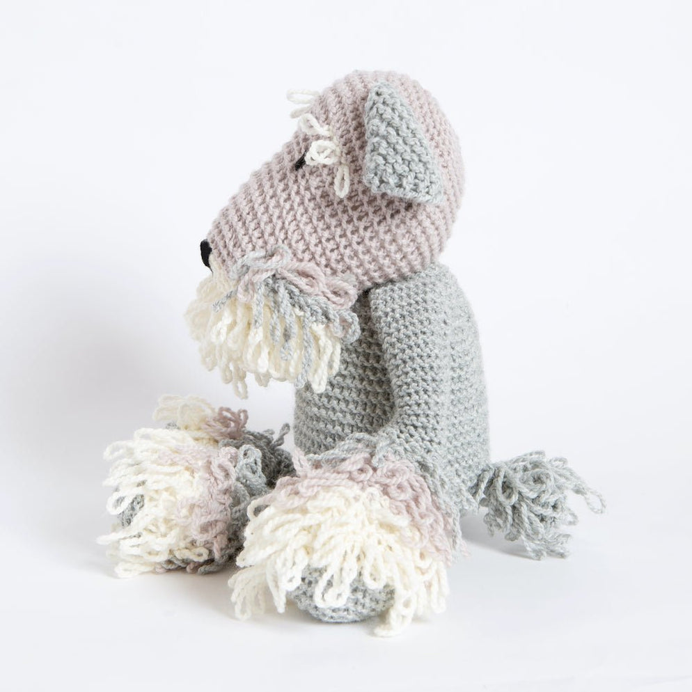 Henry Schnauzer Dog Knitting Kit | Wool Couture