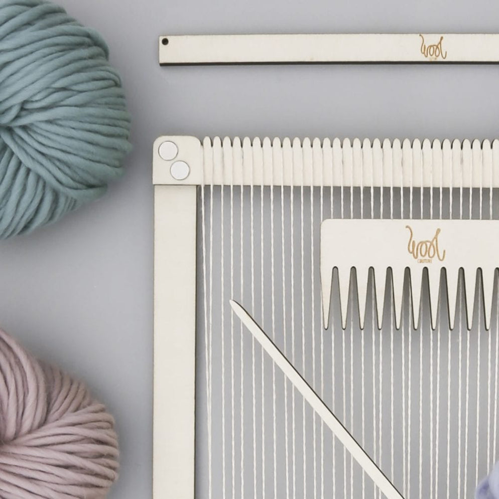 Large Rectangular Weaving Loom Kit | Wool Couture