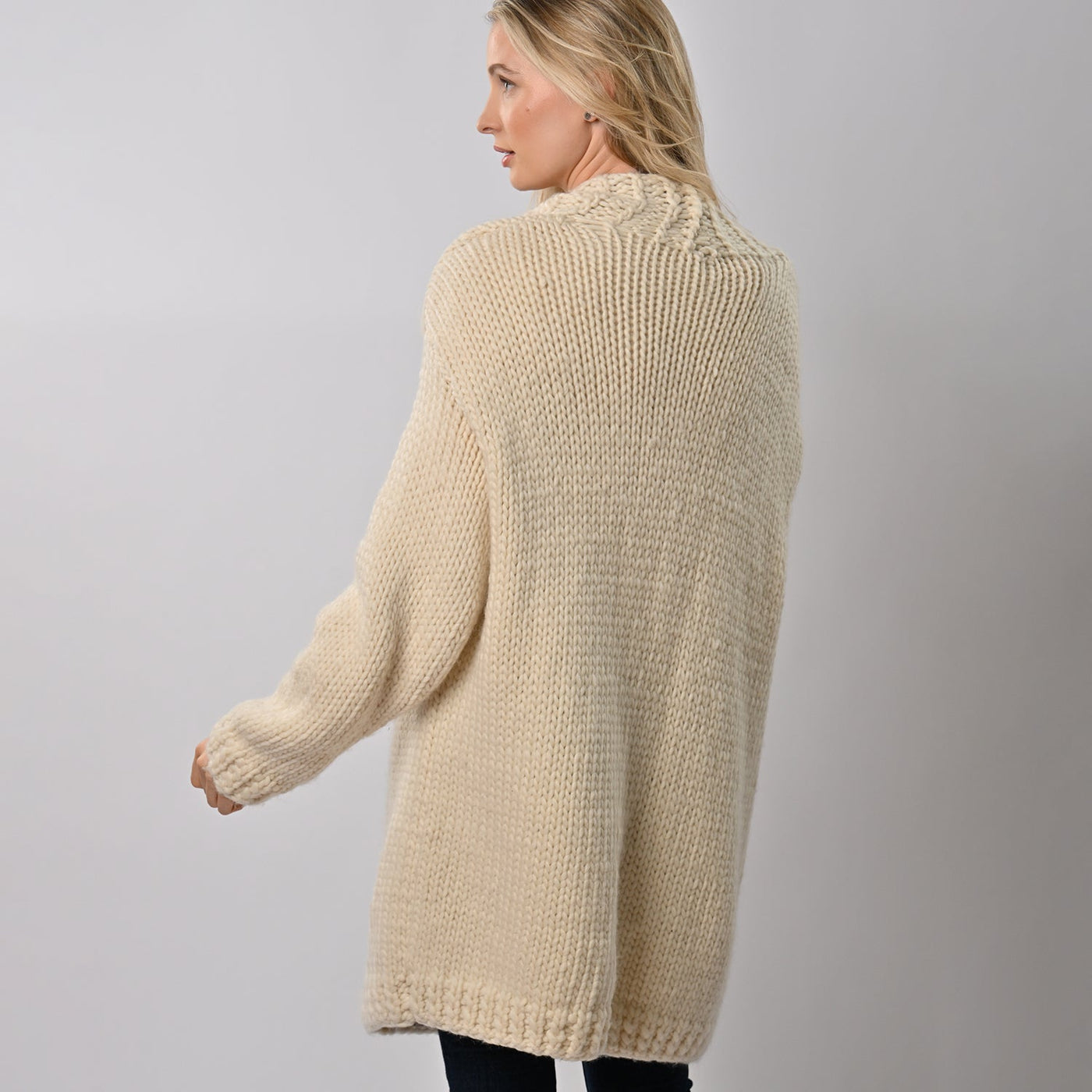 Long Cardigan Knitting PDF Pattern | Wool Couture
