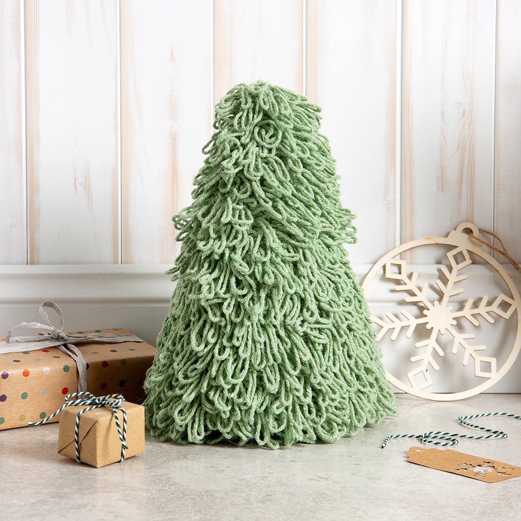 Loopy Christmas Tree Knitting Kit | Wool Couture