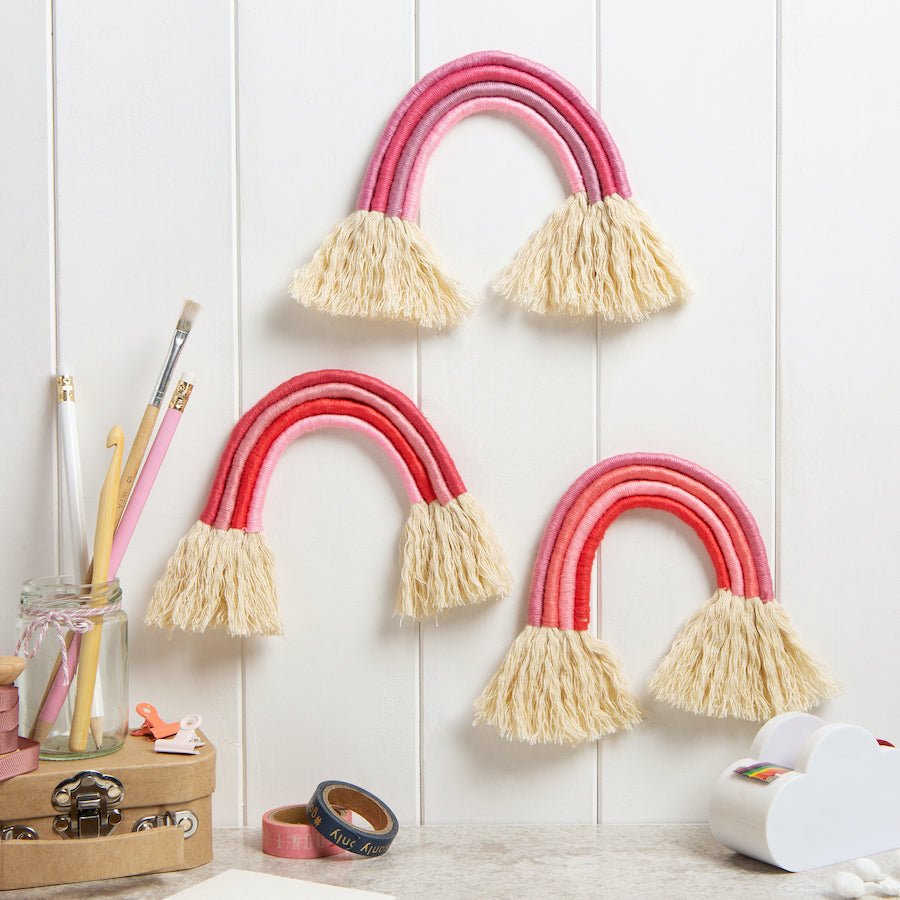 Macrame Rainbow Craft Kit | Wool Couture
