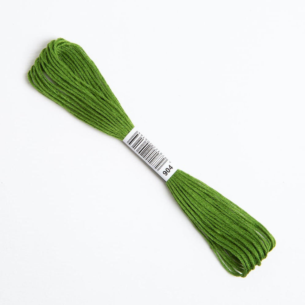 Moss Green Embroidery Thread Floss 904 | Wool Couture