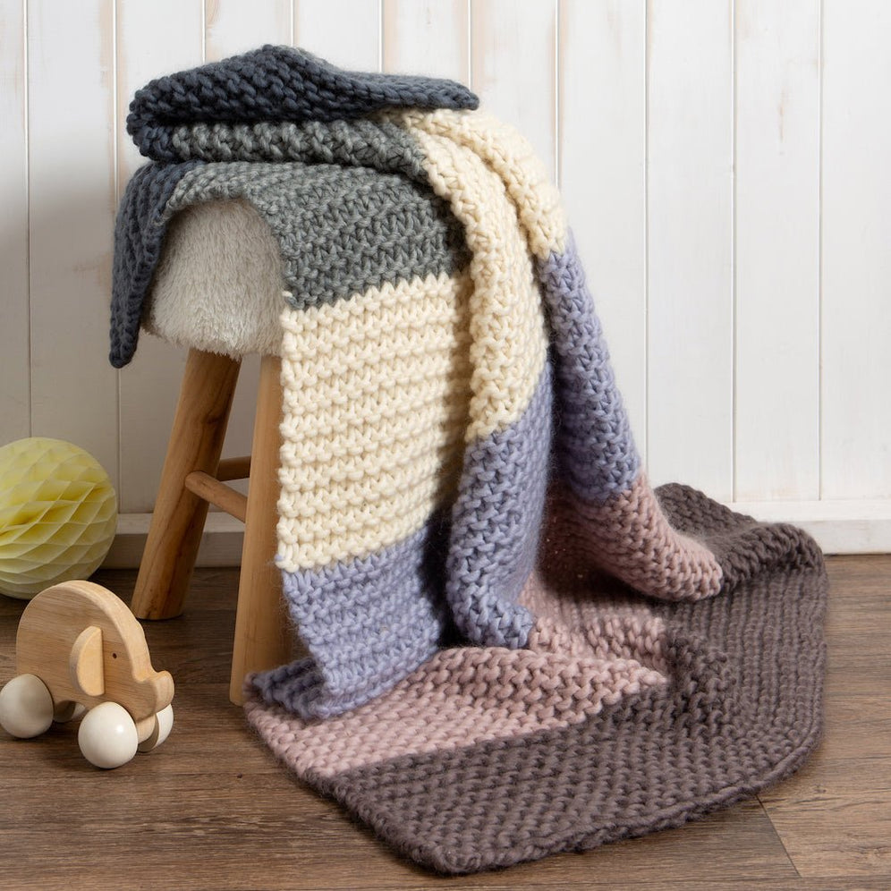 Blankets Knitting Kits– Wool Couture