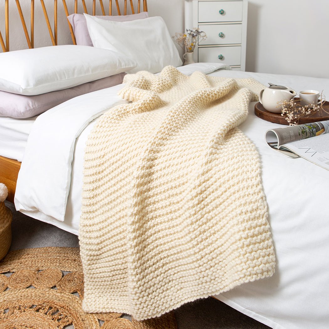 Blankets Knitting Kits– Wool Couture