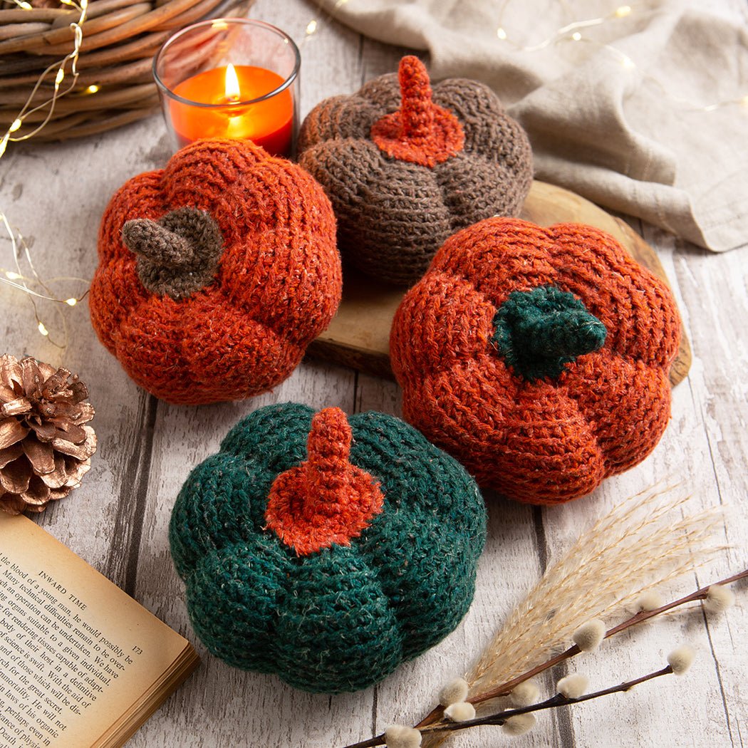 Pumpkin Duo Crochet Kit– Wool Couture