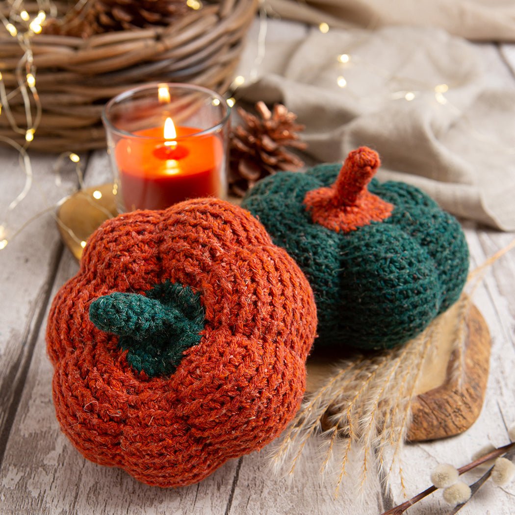 Pumpkin Duo Crochet Kit | Wool Couture