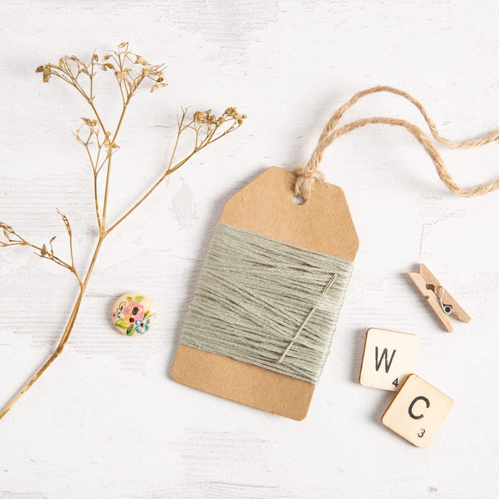 Sage Green Embroidery Thread Floss 3023 | Wool Couture