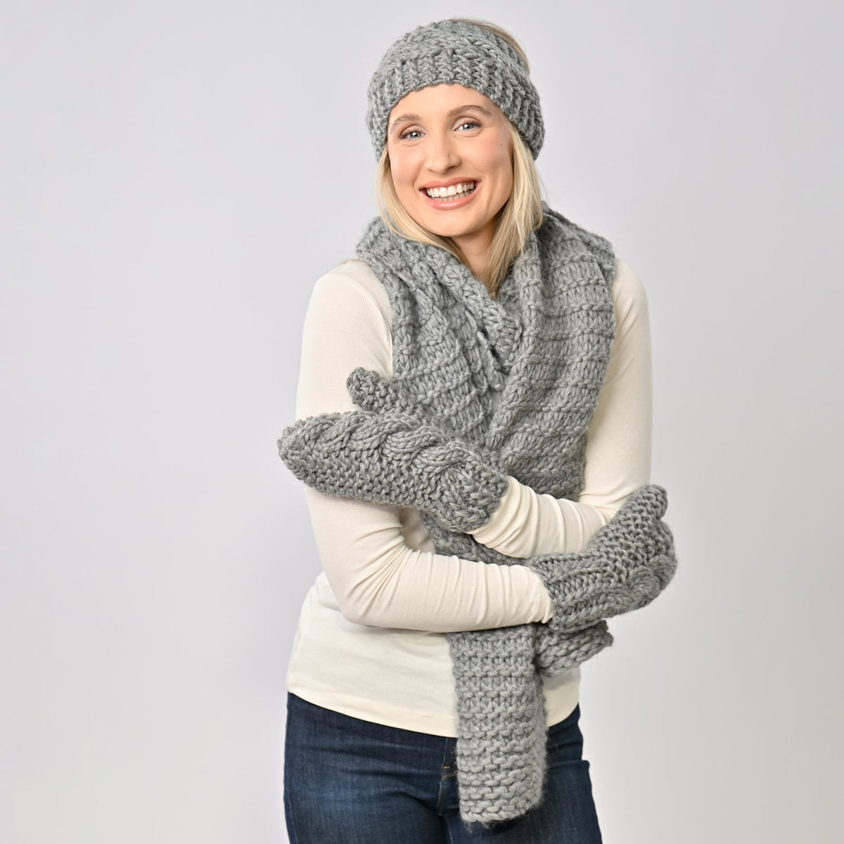 Scarves & Snoods Knitting Kits– Wool Couture