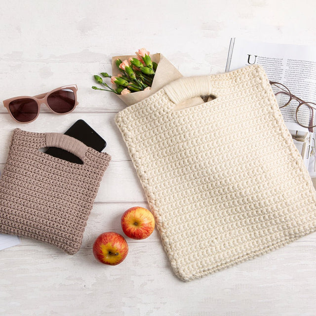 Crochet Bag Kits | Beginners and Easy Crochet Kits | Wool Couture