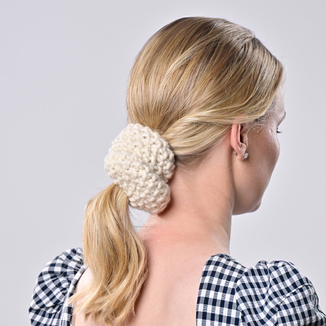 Scrunchie Duo Knitting Kit | Wool Couture