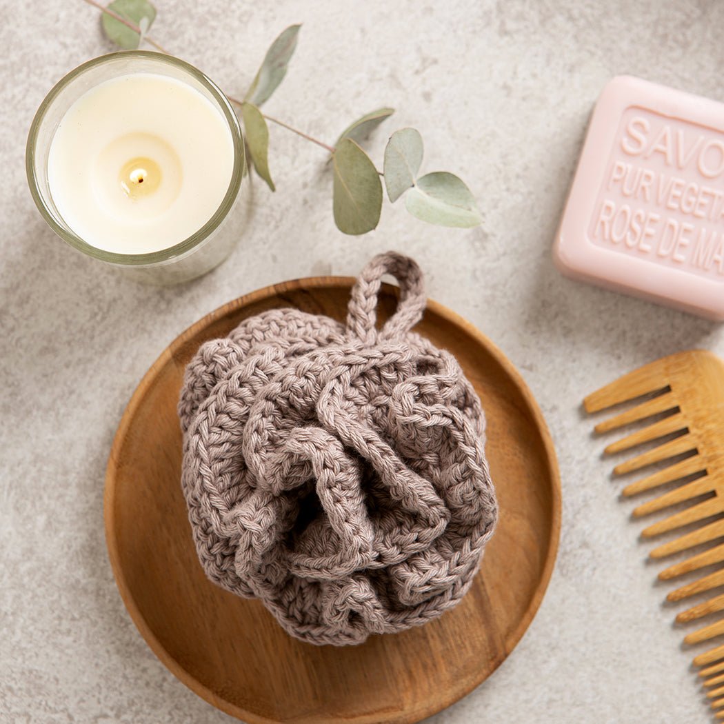 Shower Pouf Crochet Kit | Wool Couture