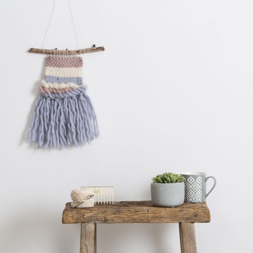 Small Rectangular Weaving Loom Kit | Wool Couture