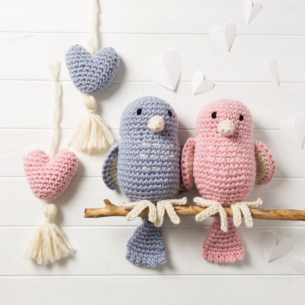 Valentine Love Birds Crochet Kit | Wool Couture